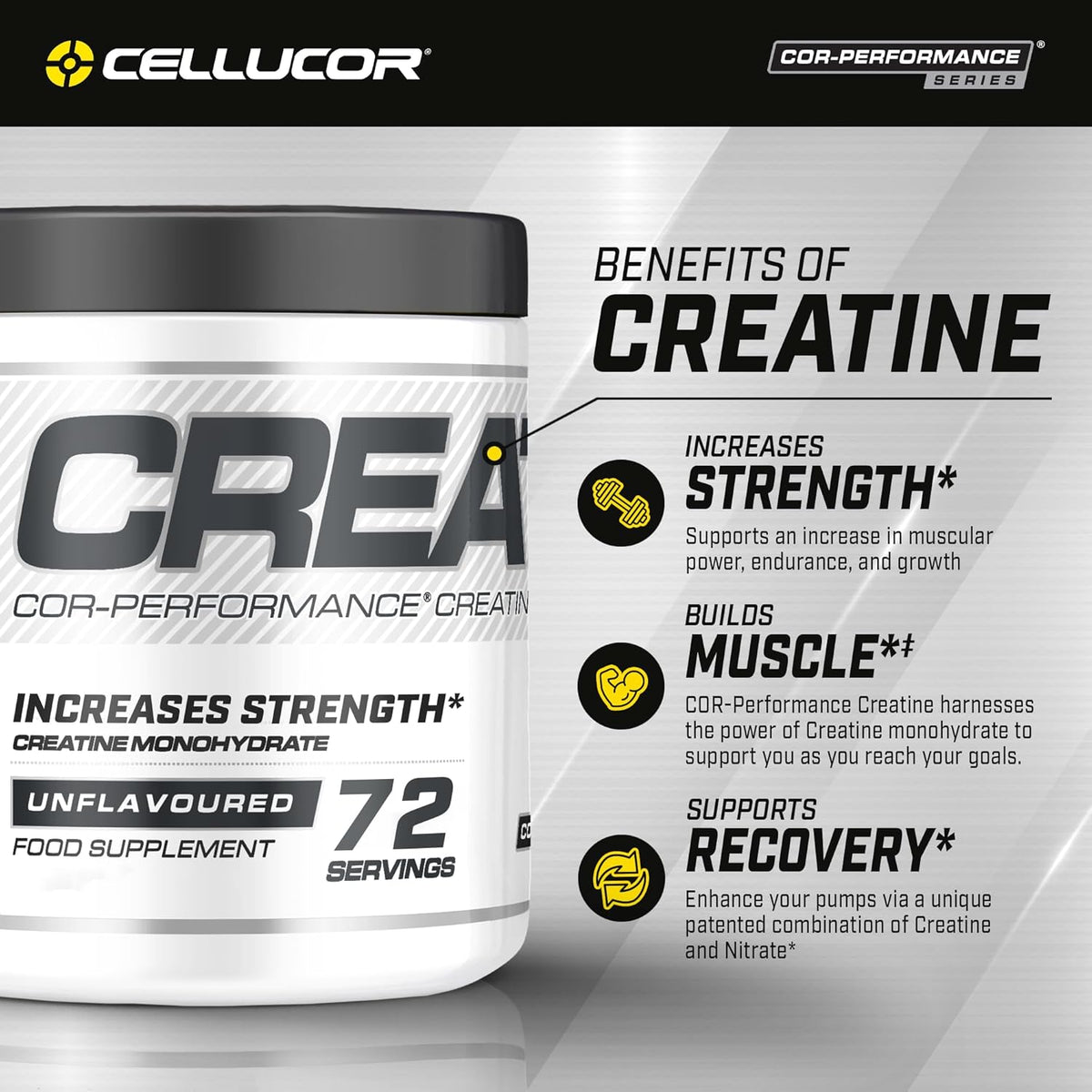 Cellucor Cor-Performance Creatine Monohydrate 90 servings – Fitnessisland